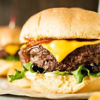 Bbq Burger Portrait