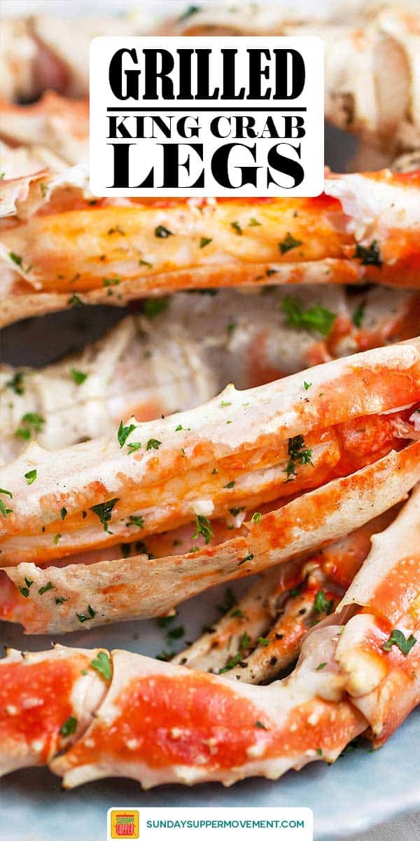 Grilled Crab Legs with Garlic Butter - Sunday Supper Movement