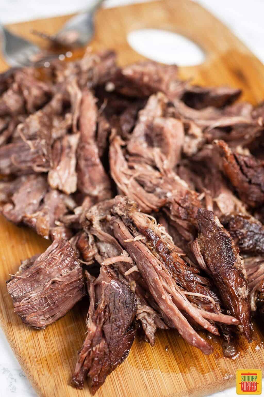 Tender Sirloin Tip Pot Roast in a Dutch Oven