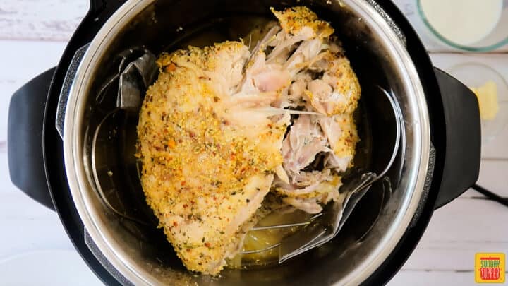 Turkey Breast in the Instant Pot with Mashed Potatoes