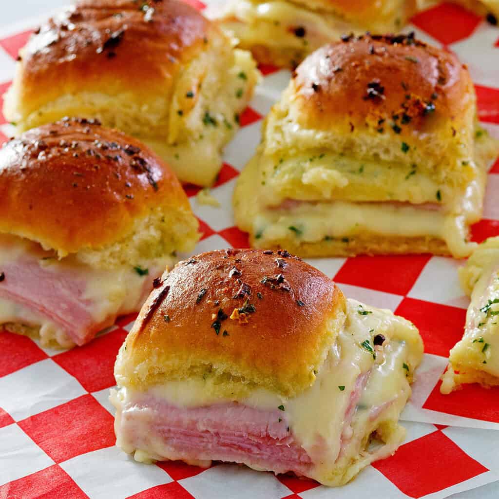 Hawaiian Roll Ham and Cheese Sliders