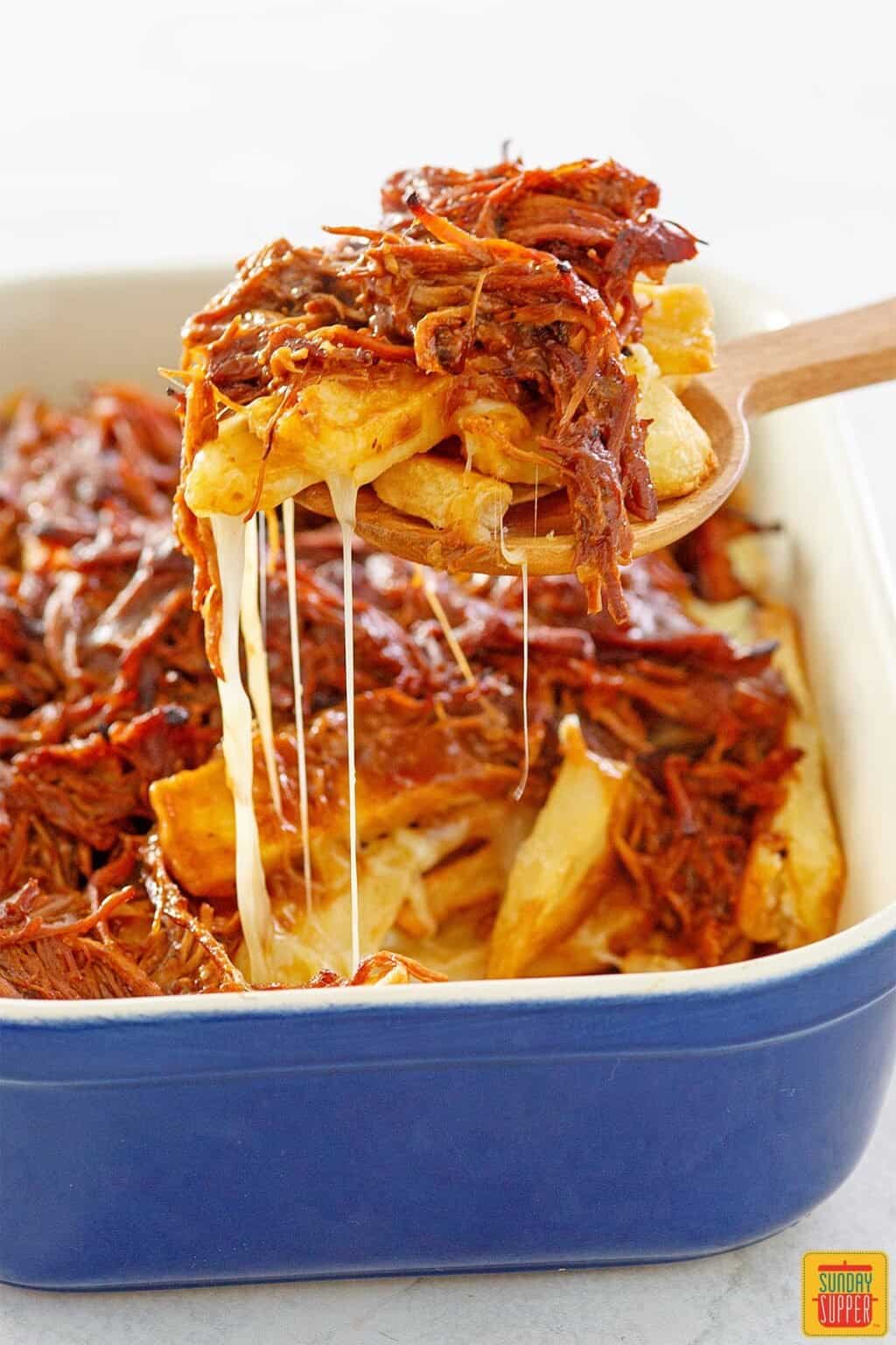 Pulled Pork Poutine Recipe - Sunday Supper Movement