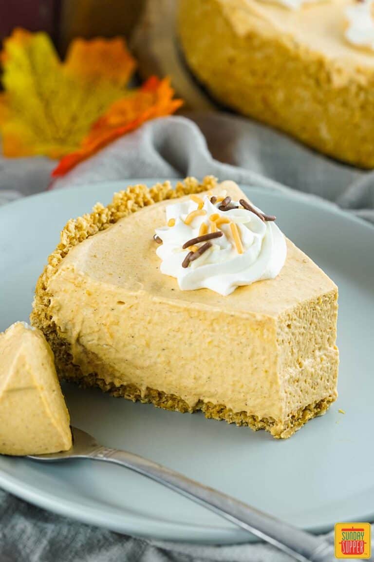 No Bake Pumpkin Pie - Sunday Supper Movement
