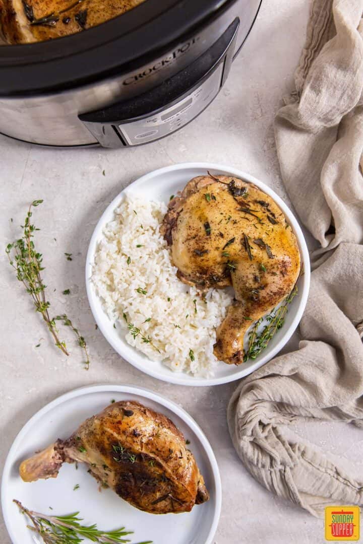 Crock Pot Chicken Legs - Sunday Supper Movement