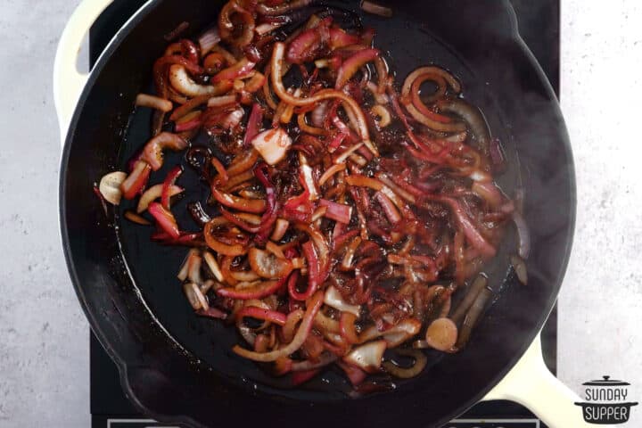 Caramelized Red Onions