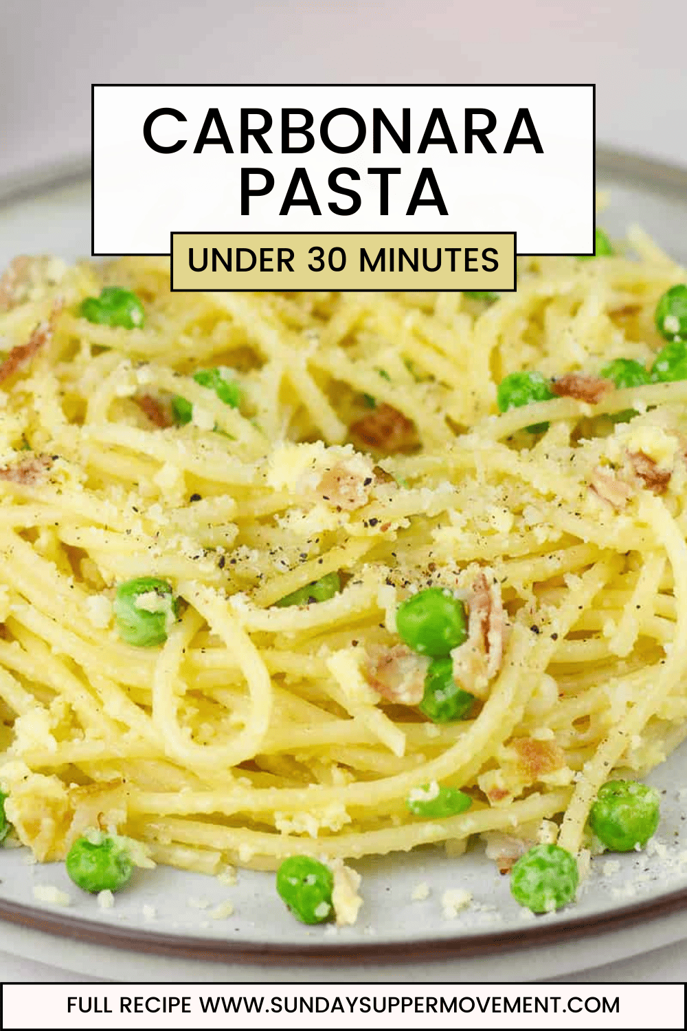 Spaghetti Carbonara - Sunday Supper Movement