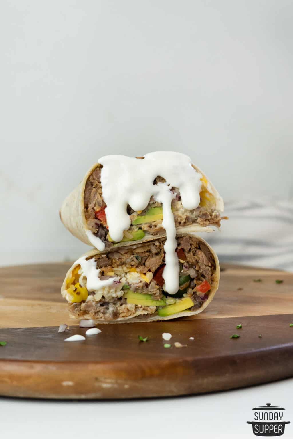 Pulled Pork Burritos - Sunday Supper Movement