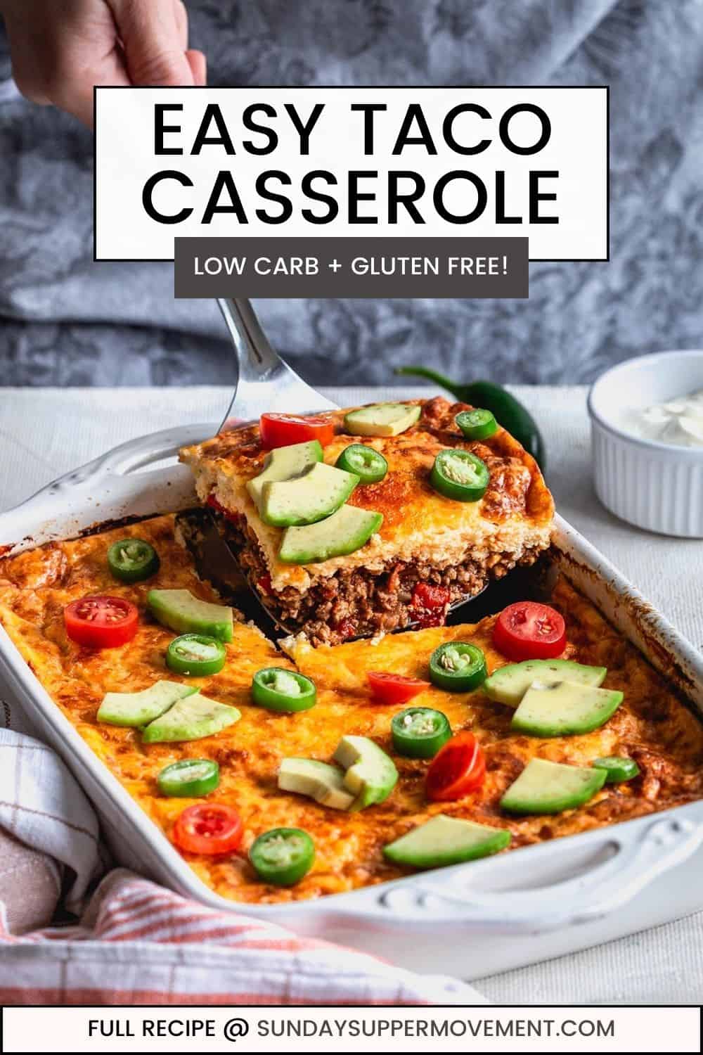 Easy Taco Casserole - Sunday Supper Movement
