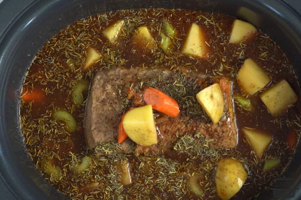 Pork Roast with Potatoes and Carrots