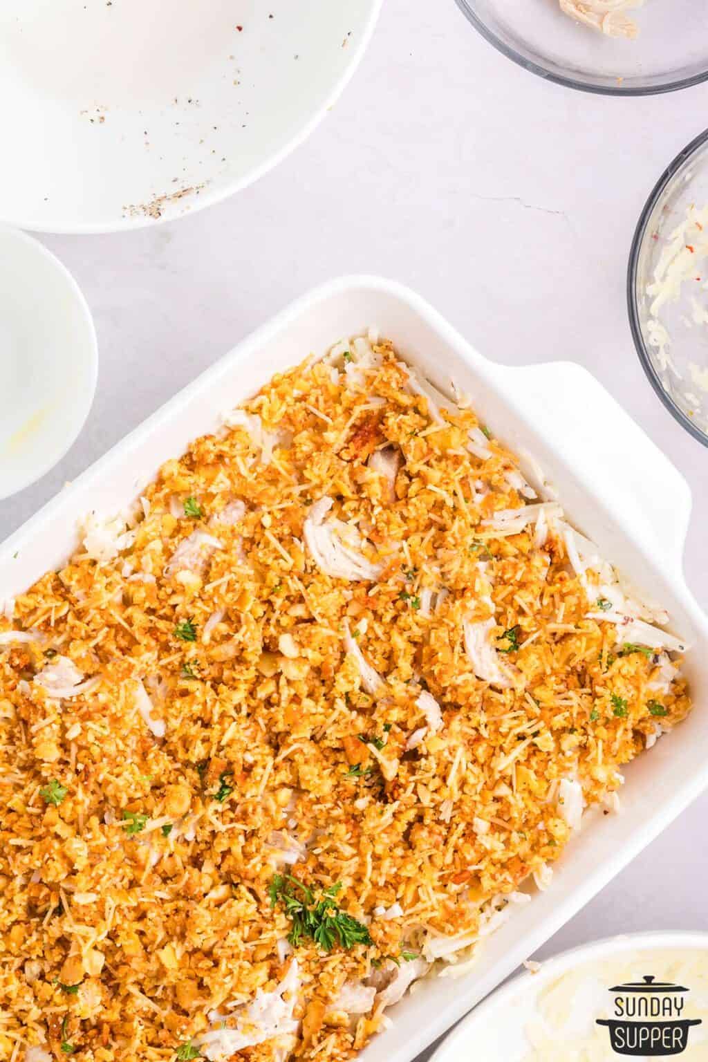 Quick, Easy, Cheesy Chicken Potato Casserole