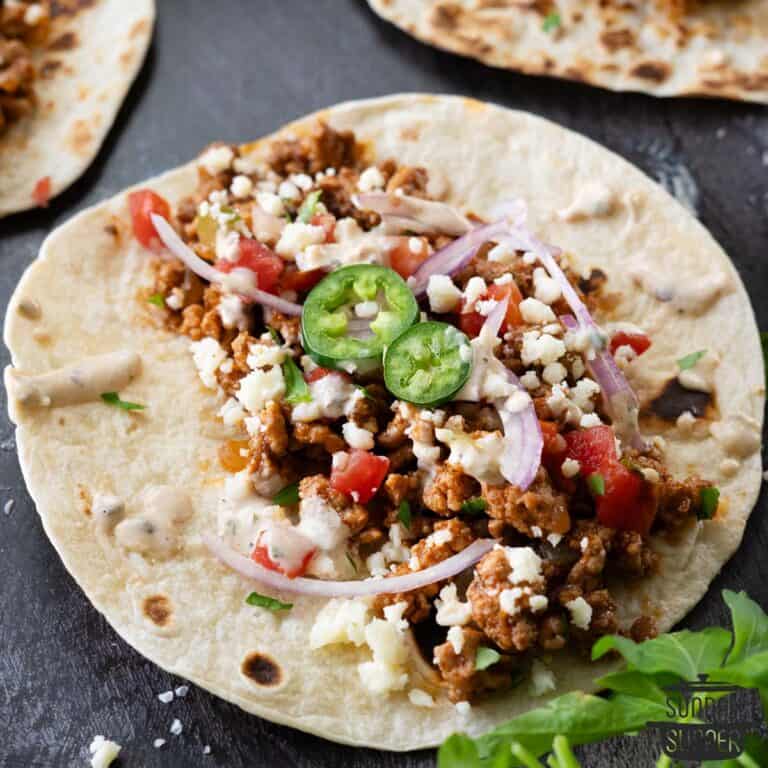 Ground Pork Tacos