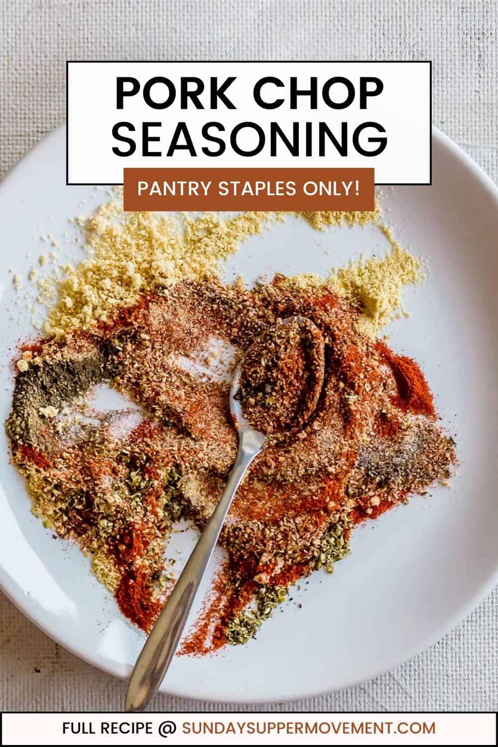 Isabel's Favorite Pork Chop Seasoning