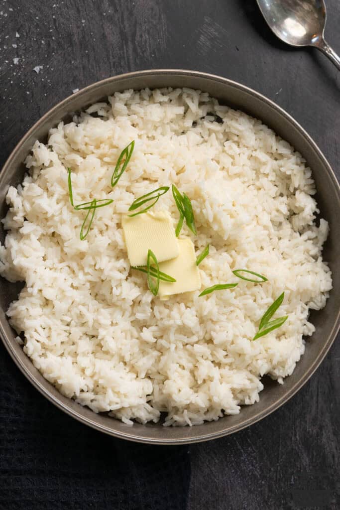Fluffy Rice on the Stove