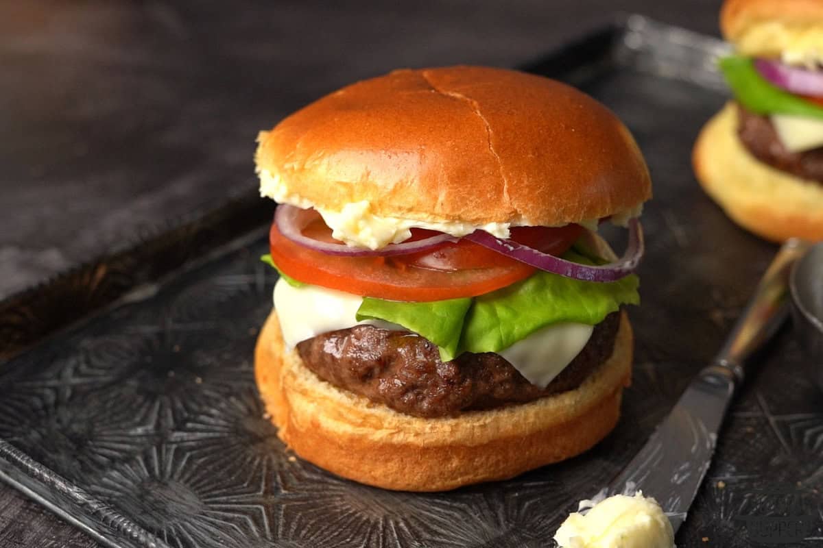 Air Fryer Burgers