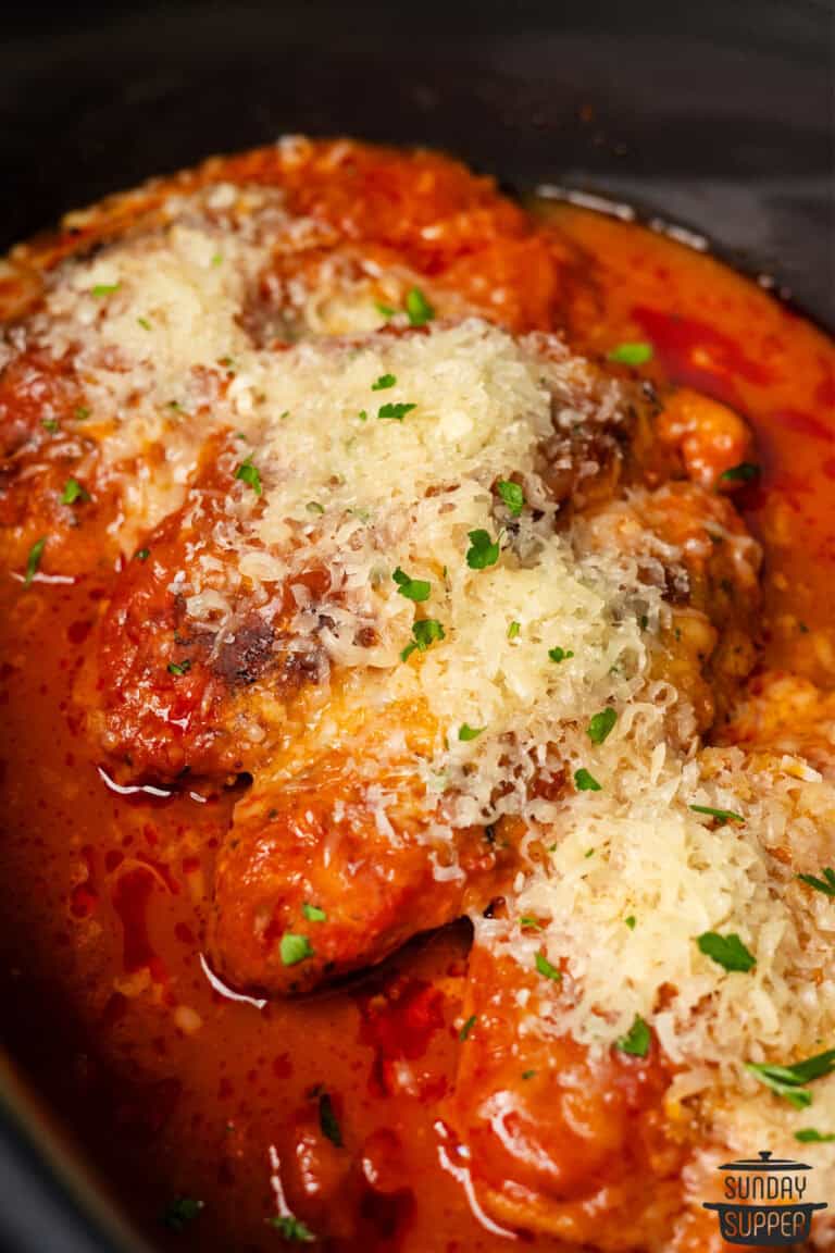Crock Pot Chicken Parmesan