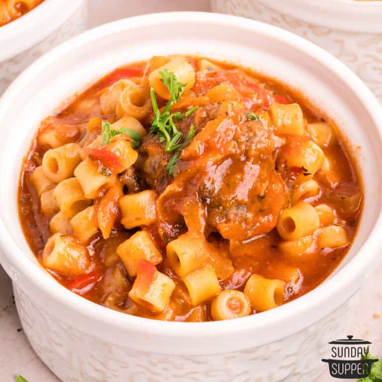 30-Minute Meatball Soup - Sunday Supper Movement