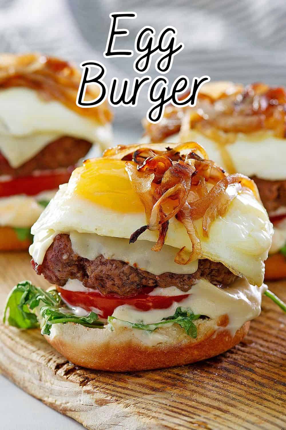 Hamburger with Egg